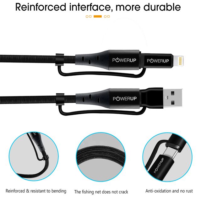 Buy POWERUP Type C to Type C, Lightning, USB to Type C, Lightning 5 ... Buy POWERUP Type C to Type C, Lightning, USB to Type C, Lightning 5 ...